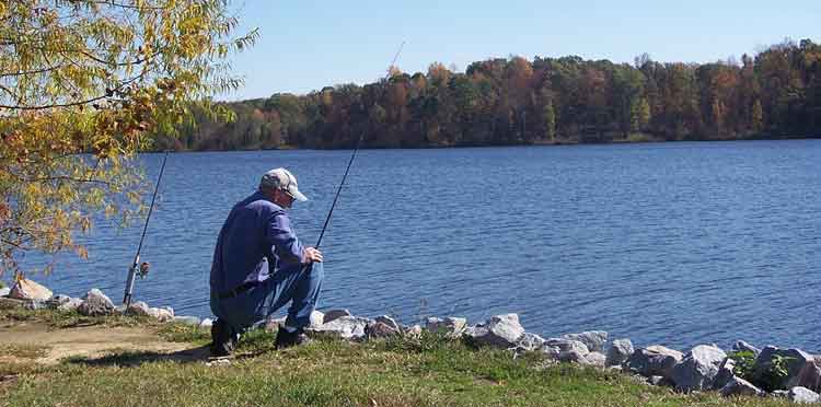 Fishing Sandy River Reservoir Rice Virginia